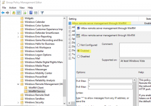 Как включить и настроить WinRM (Windows Remote Management) с помощью ...