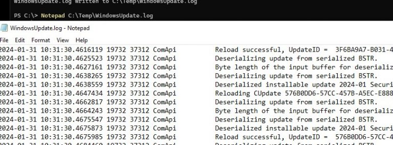 Просмотр логов обновлений в Windows (WindowsUpdate.log) | Windows для системных администраторов
