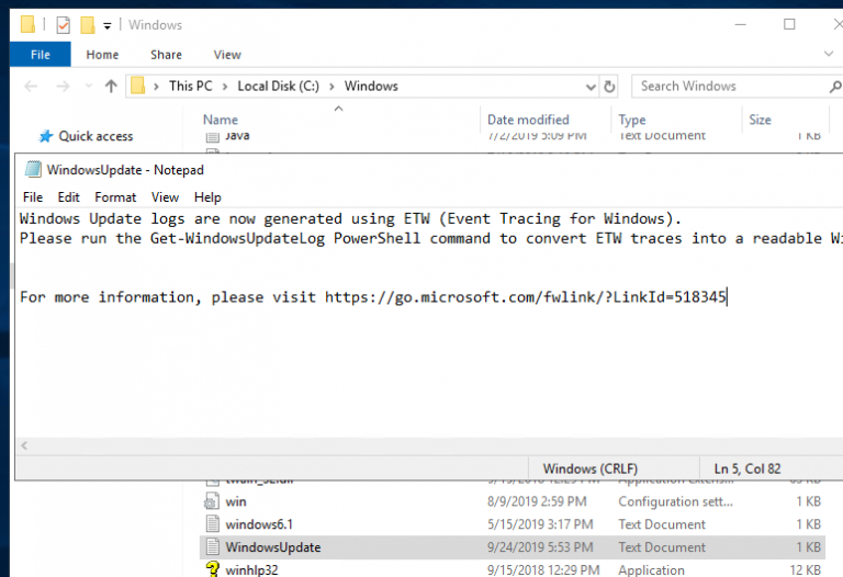 Просмотр логов обновлений в Windows (WindowsUpdate.log) | Windows для ...