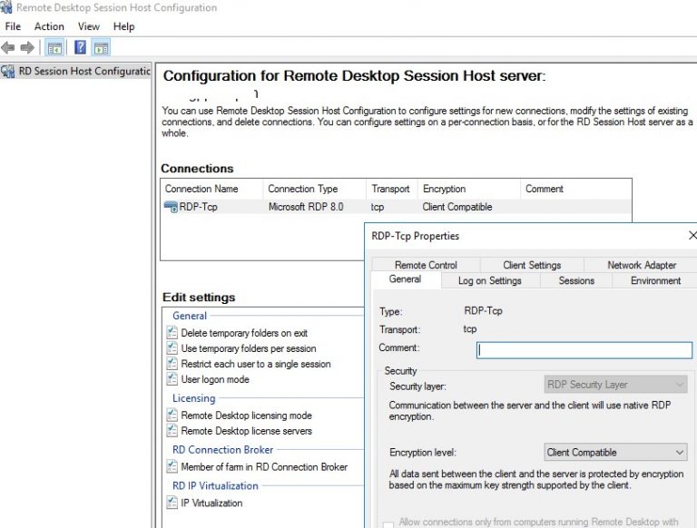 Использование TSADMIN.msc и TSCONFIG.msc для управления RDS в Windows ...