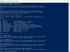 Очистка журналов событий Windows с помощью PowerShell и wevtutil ...