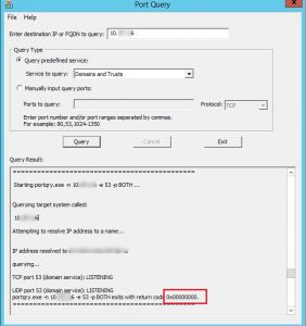 PortQry — утилита для проверки доступности TCP/UDP портов из Windows ...