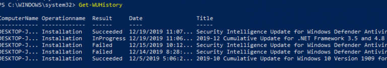 Установка обновлений в Windows c помощью PowerShell модуля PSWindowsUpdate | Windows для ...