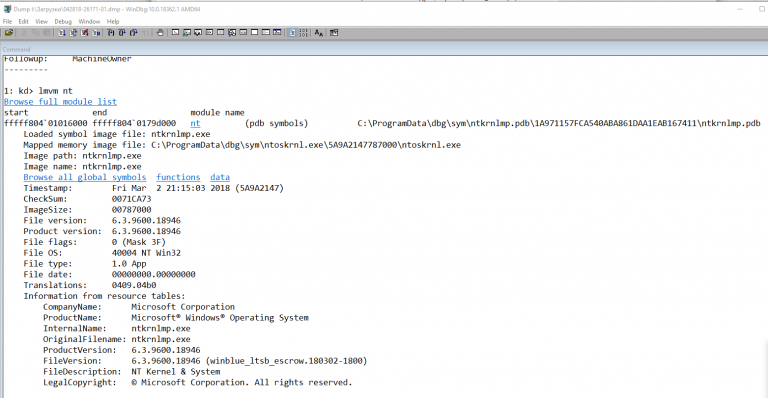 Анализ дампа памяти в Windows при BSOD с помощью WinDBG | Windows для системных администраторов