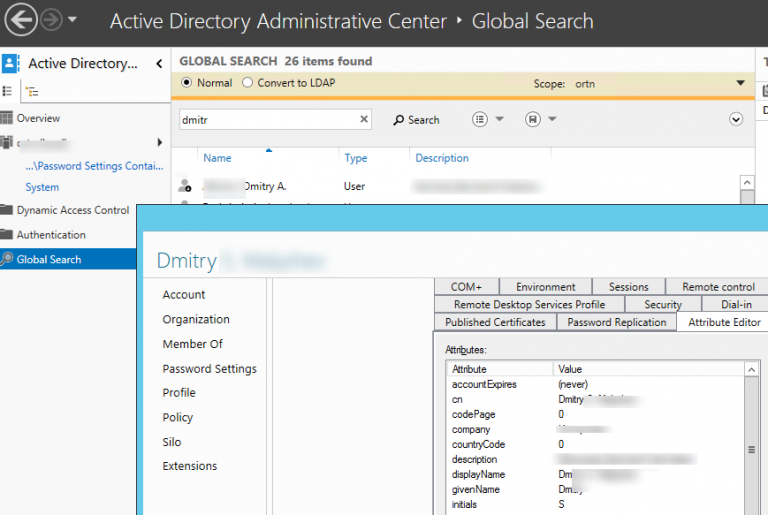 Используем редактор атрибутов объектов Active Directory | Windows для ...