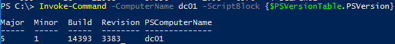 PowerShell Invoke Command 