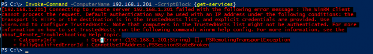 PowerShell: используем Invoke-Command для запуска команд/скриптов на ...
