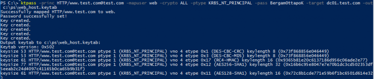 Создаем keytab-файл для Kerberos аутентификации в Active Directory ...