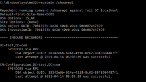 Проверка здоровья контроллеров домена Active Directory и репликации ...