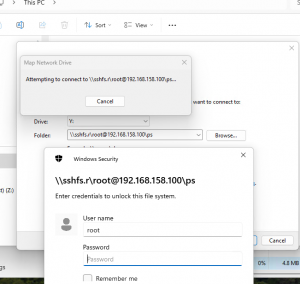 Монтирование сетевого диска по SSH (SSHFS) в Windows | Windows для системных администраторов