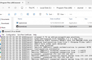 Используем Stunnel в Windows для шифрования трафика между произвольными приложением и сервером ...